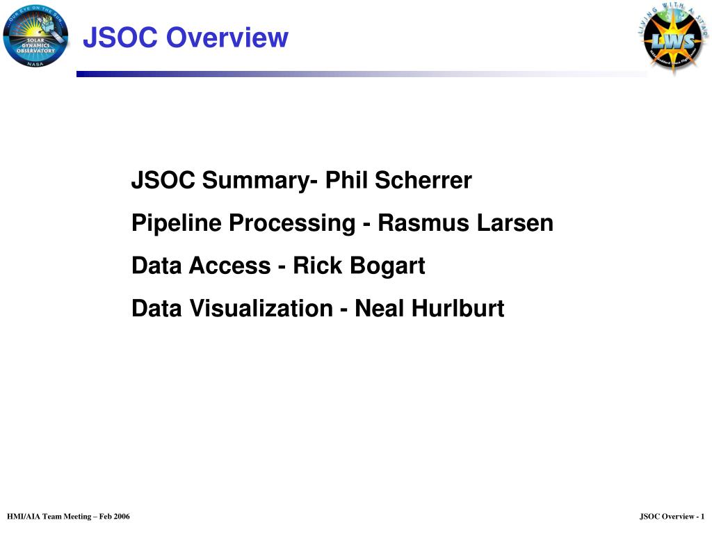 PPT - JSOC Overview PowerPoint Presentation, free download - ID:5481939