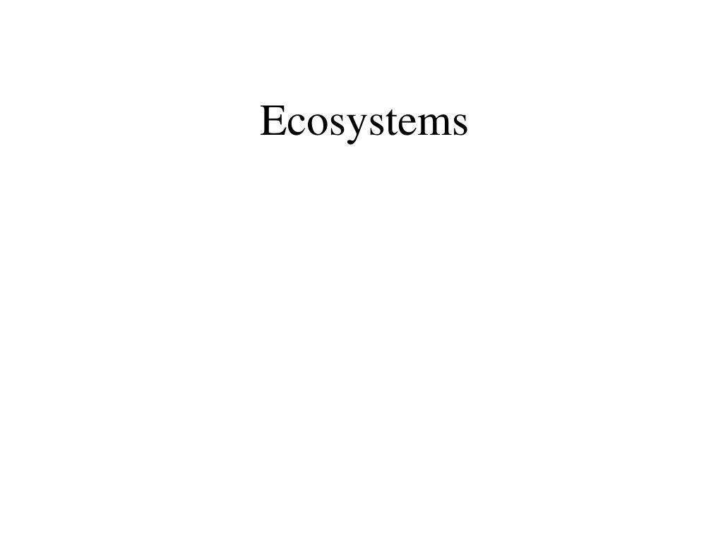 PPT - Ecosystems PowerPoint Presentation, free download - ID:5484094
