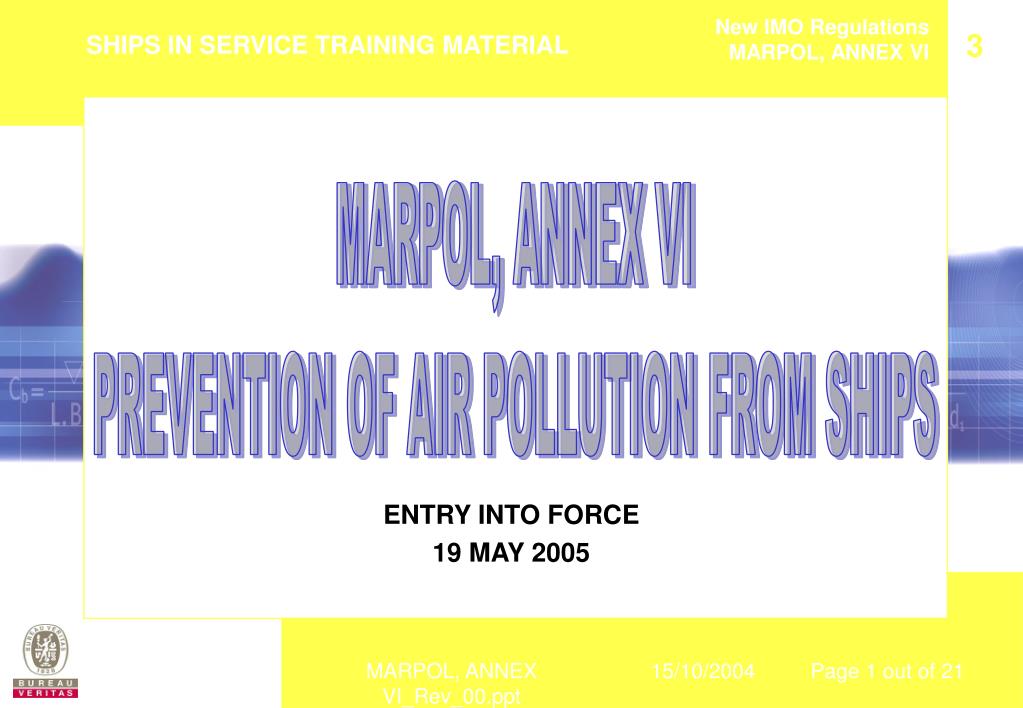 PPT - ENTRY INTO FORCE 19 MAY 2005 PowerPoint Presentation, free ...