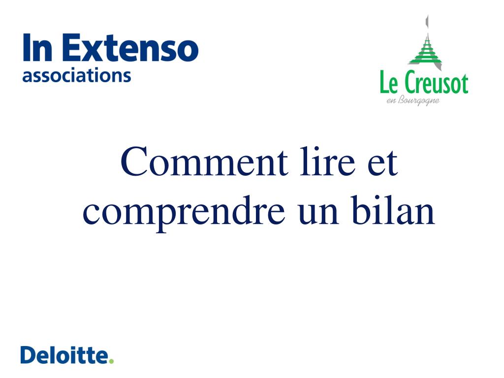 PPT - Comment lire et comprendre un bilan PowerPoint Presentation, free download - ID:5484943