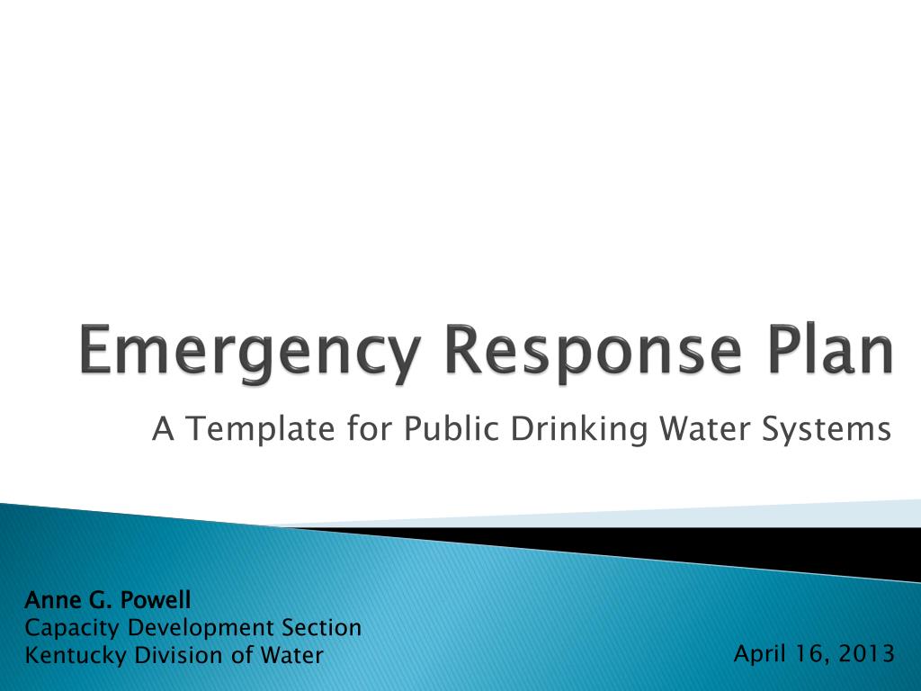 PPT - Emergency Response Plan PowerPoint Presentation, free download ...