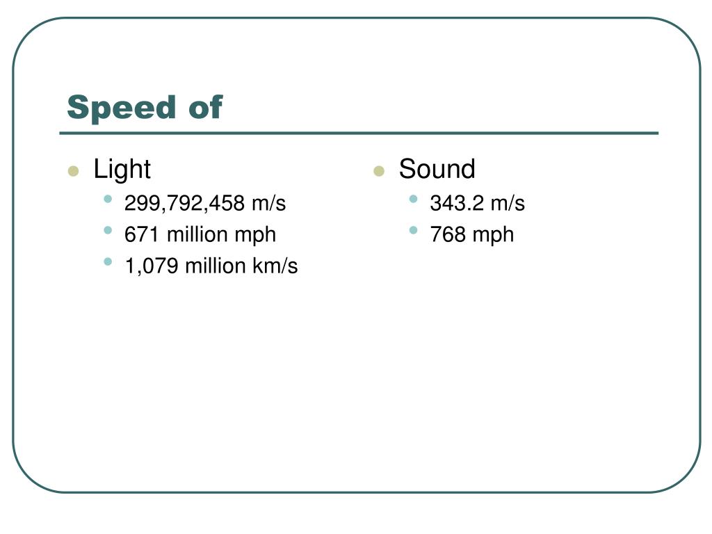 PPT - Speed of PowerPoint Presentation, free download - ID:5487340
