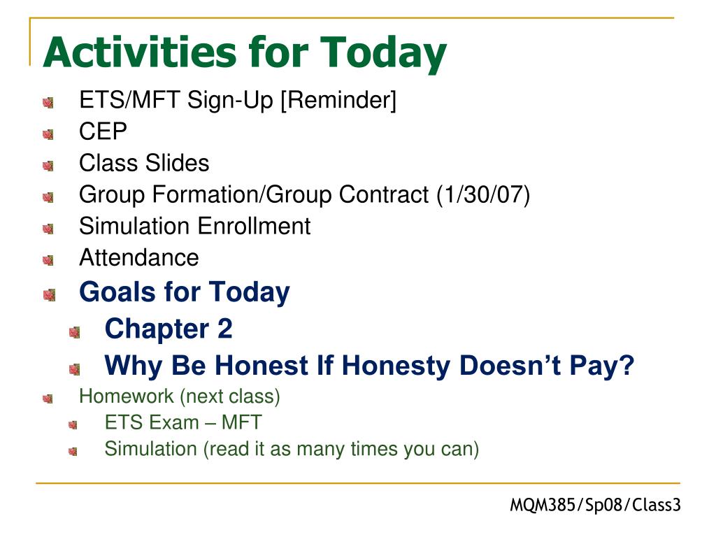 PPT - Activities for Today PowerPoint Presentation, free download - ID ...