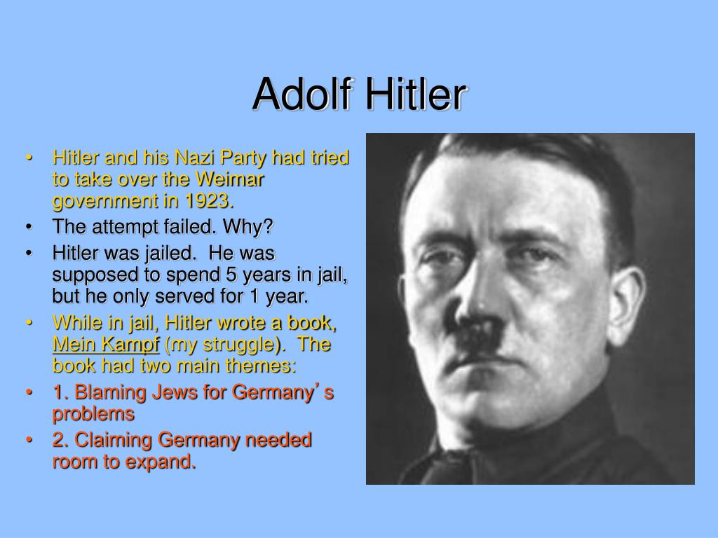 PPT - Adolf Hitler PowerPoint Presentation, free download - ID:5488419