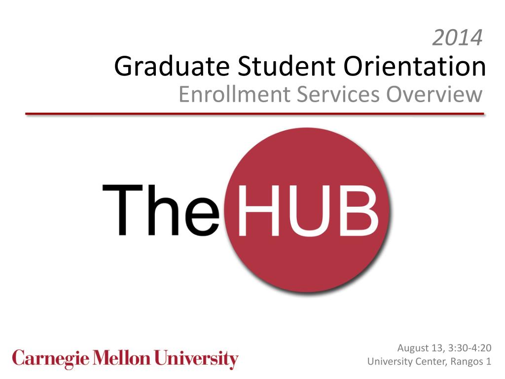 PPT - Graduate Student Orientation PowerPoint Presentation, free ...
