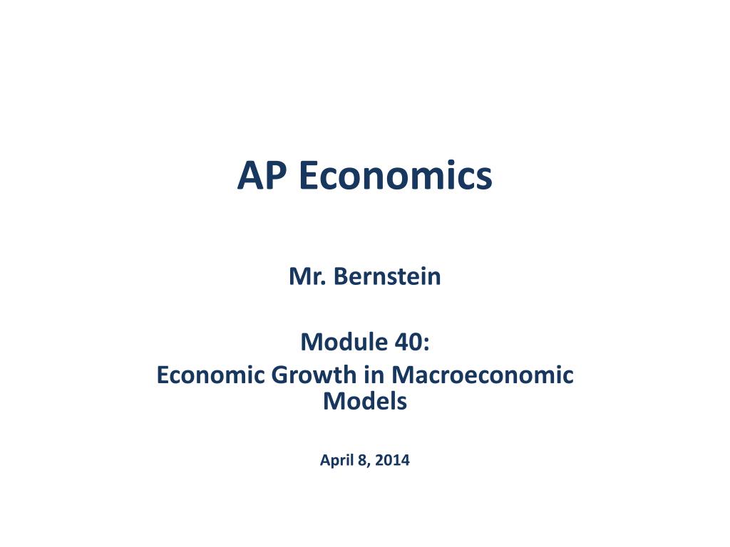 PPT - AP Economics PowerPoint Presentation, free download - ID:5490501