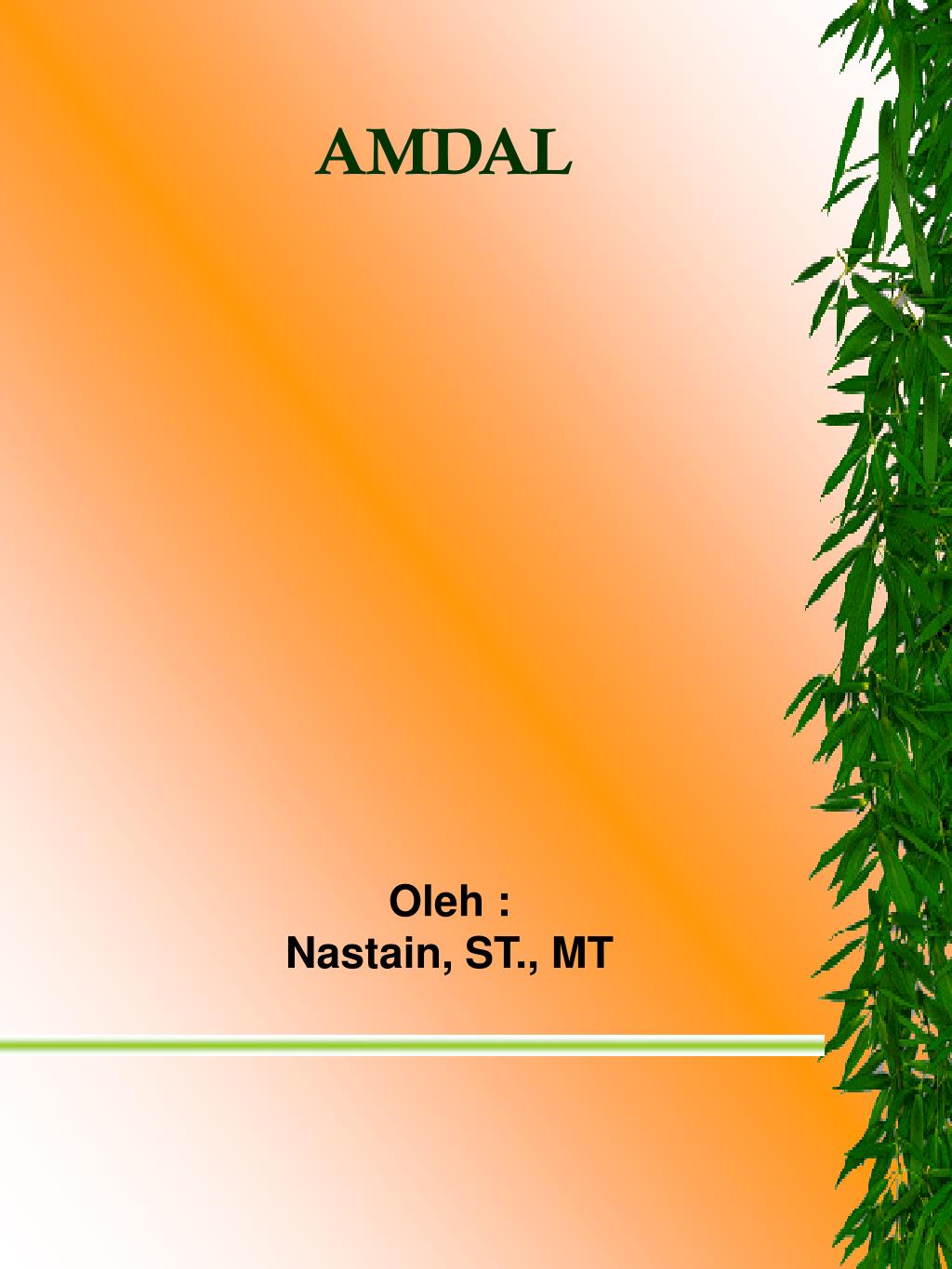 PPT - AMDAL PowerPoint Presentation, free download - ID:5490977