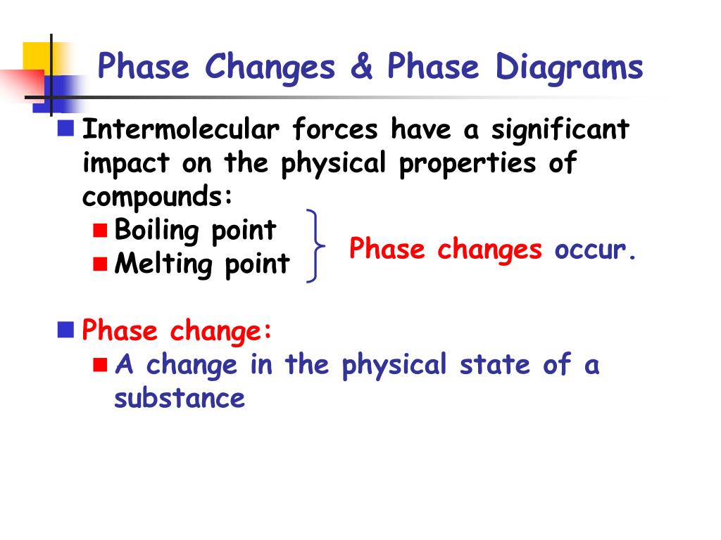 PPT - Phase Changes & Phase Diagrams PowerPoint Presentation, free ...