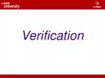 PPT - Verification PowerPoint Presentation, free download - ID:6935796