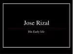 PPT - Jose Rizal PowerPoint Presentation, free download - ID:1702726