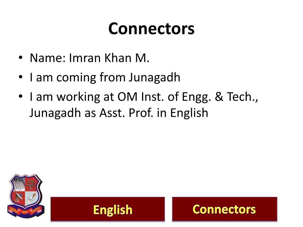 PPT - Connectors PowerPoint Presentation, free download - ID:5495455