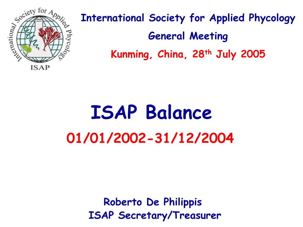 PPT - ISAP Balance PowerPoint Presentation, free download - ID:5495778