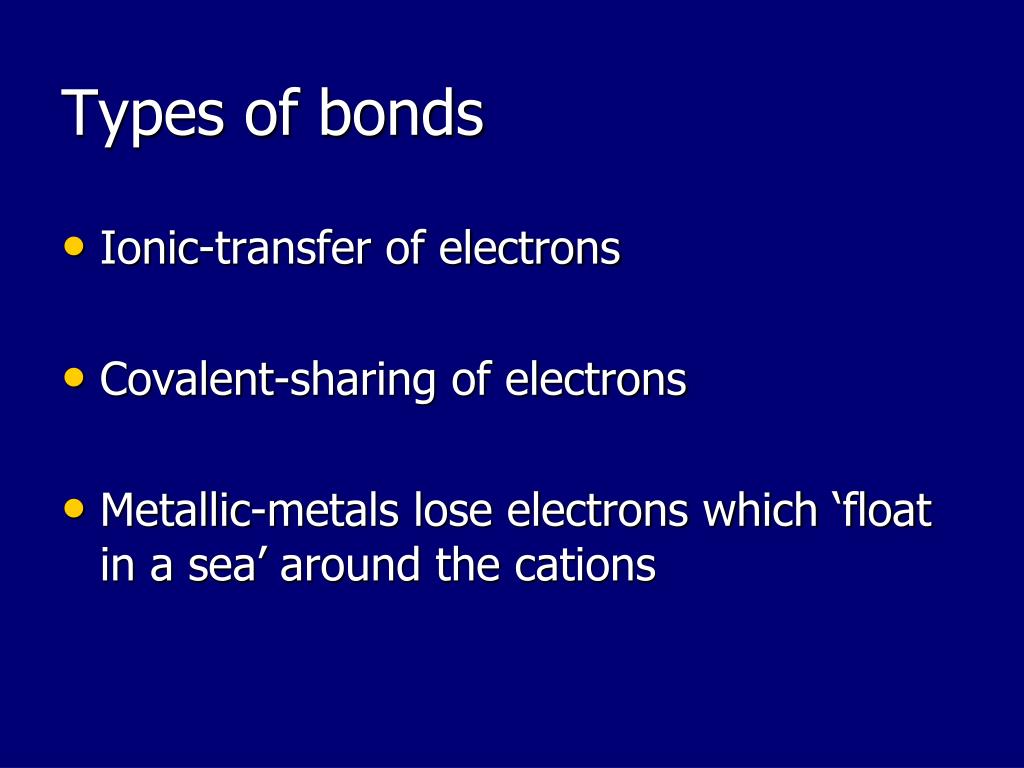 PPT - Types of bonds PowerPoint Presentation, free download - ID:5496574
