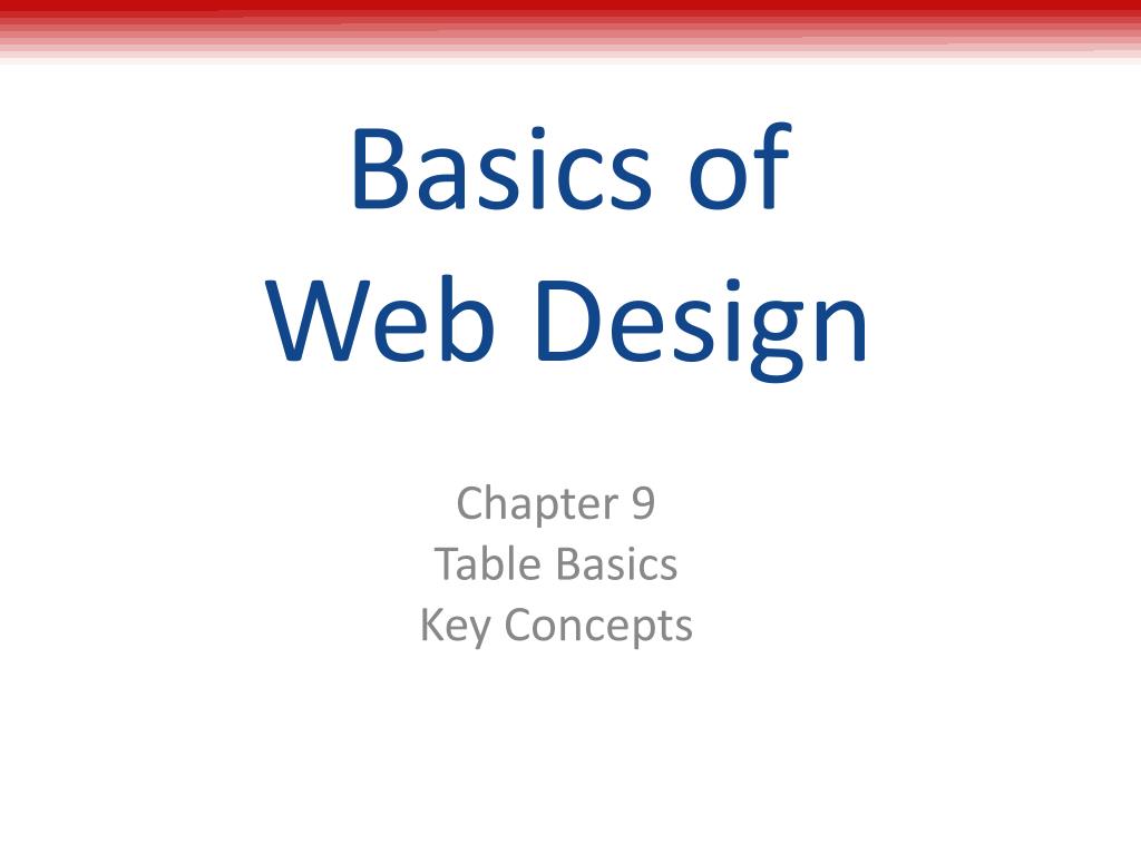 PPT - Basics of Web Design PowerPoint Presentation, free download - ID ...