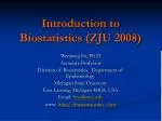 PPT - Introduction to Biostatistics PowerPoint Presentation, free ...