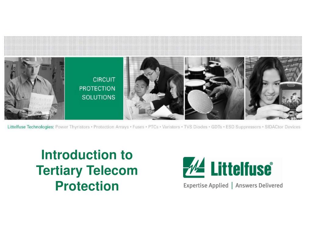 PPT - Introduction to Tertiary Telecom Protection PowerPoint ...