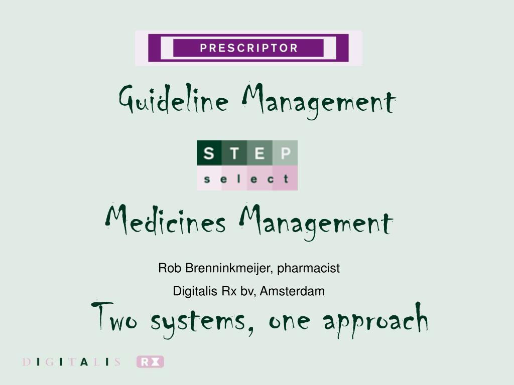 PPT - Medicines Management PowerPoint Presentation, free download - ID ...