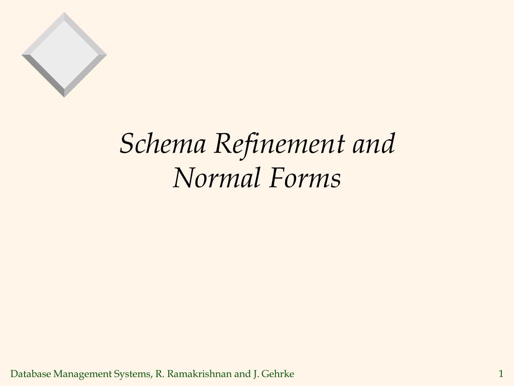 PPT - Understanding Schema Refinement in Database Design PowerPoint ...