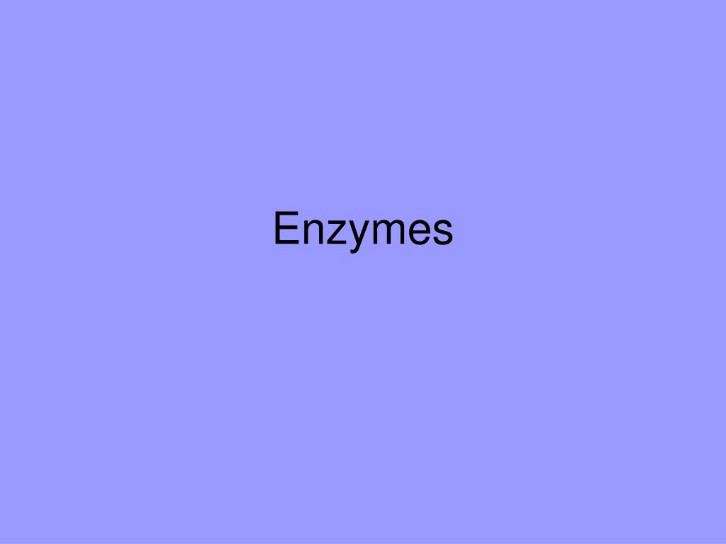PPT - Enzymes PowerPoint Presentation, free download - ID:5505181