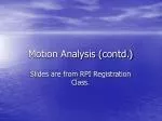 PPT - Human Motion Analysis PowerPoint Presentation, free download - ID ...
