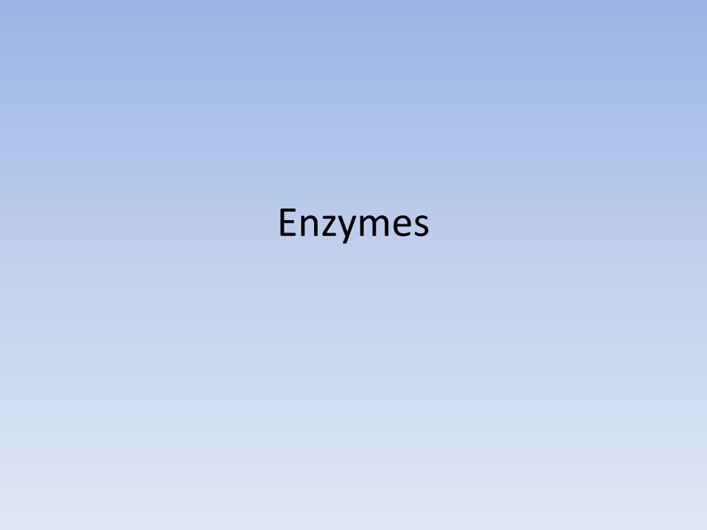 PPT - Enzymes PowerPoint Presentation, free download - ID:5507437