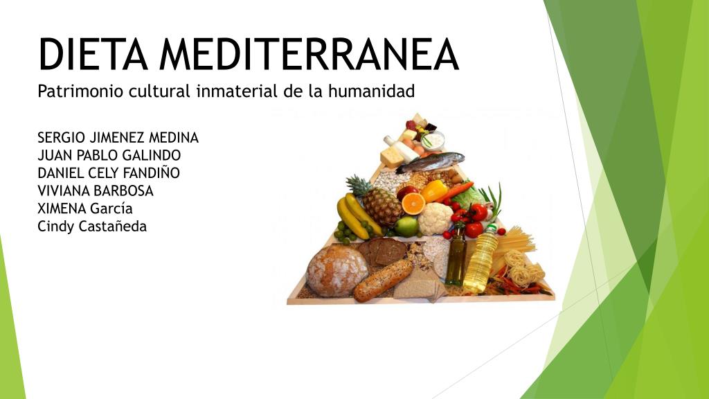 PPT - DIETA MEDITERRANEA Patrimonio cultural inmaterial de la humanidad ...