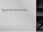 PPT - The U.S. A Growing World Power PowerPoint Presentation, free ...