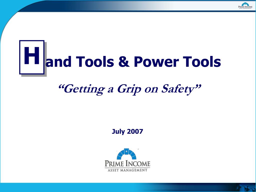 PPT - Hand Tools & Power Tools PowerPoint Presentation, free download ...