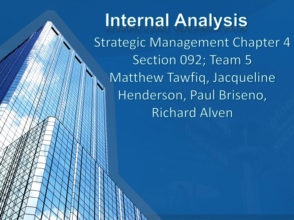 PPT - Internal Analysis PowerPoint Presentation, free download - ID:5511907