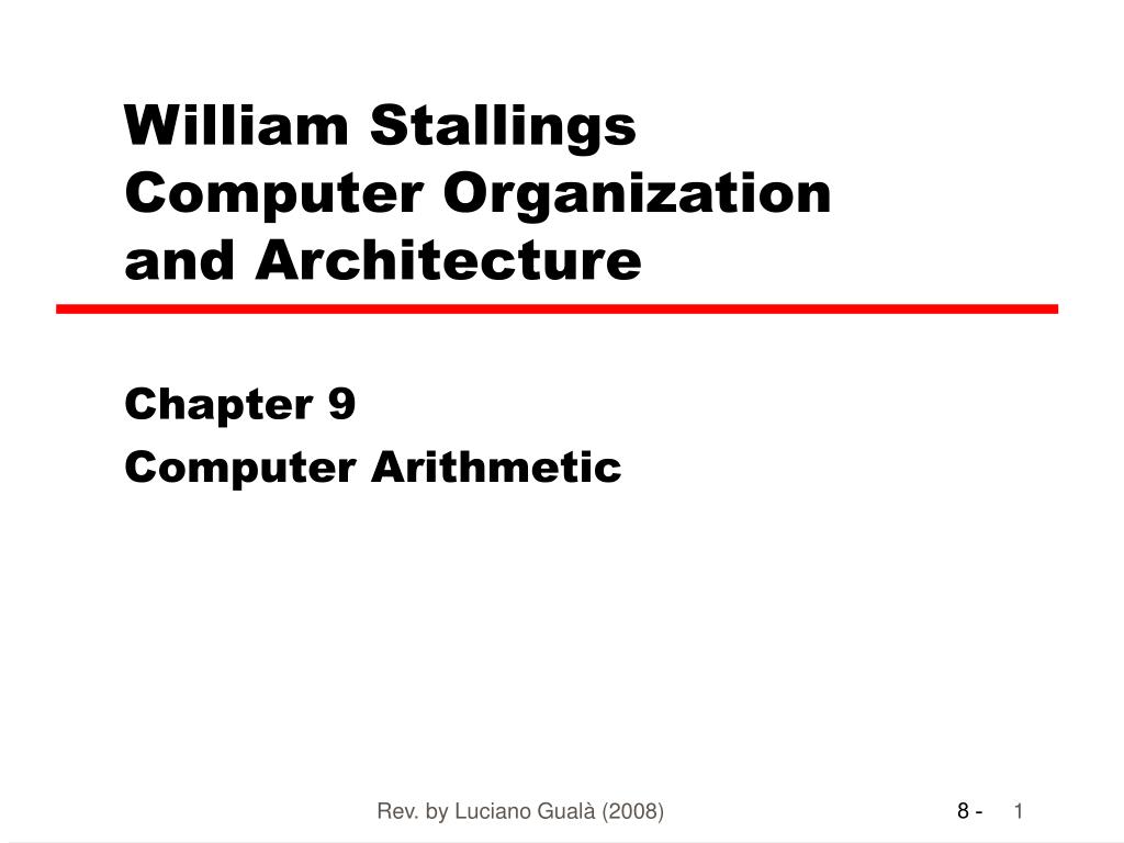 PPT - William Stallings Computer Organization and Architecture ...