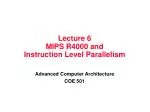 PPT - Lecture 2: MIPS Processor Example PowerPoint Presentation, free ...