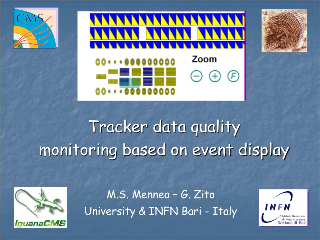 PPT - Tracker data quality monitoring based on event display PowerPoint ...