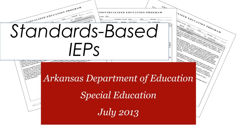 PPT - Standards-Based IEPs PowerPoint Presentation, free download - ID ...