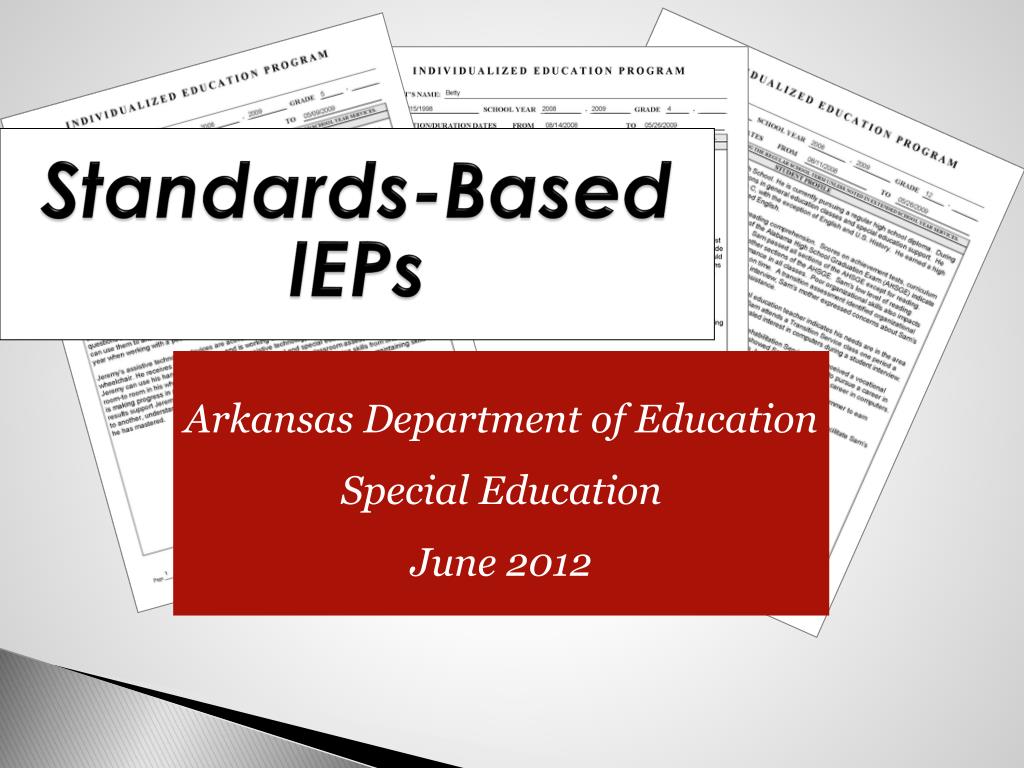 PPT - Standards-Based IEPs PowerPoint Presentation, free download - ID ...