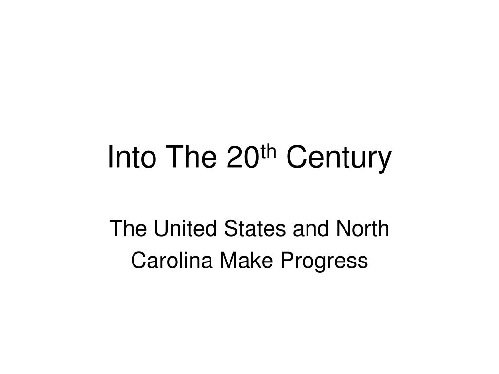 PPT - The Shifting Landscape of the U.S. and North Carolina: Progress ...