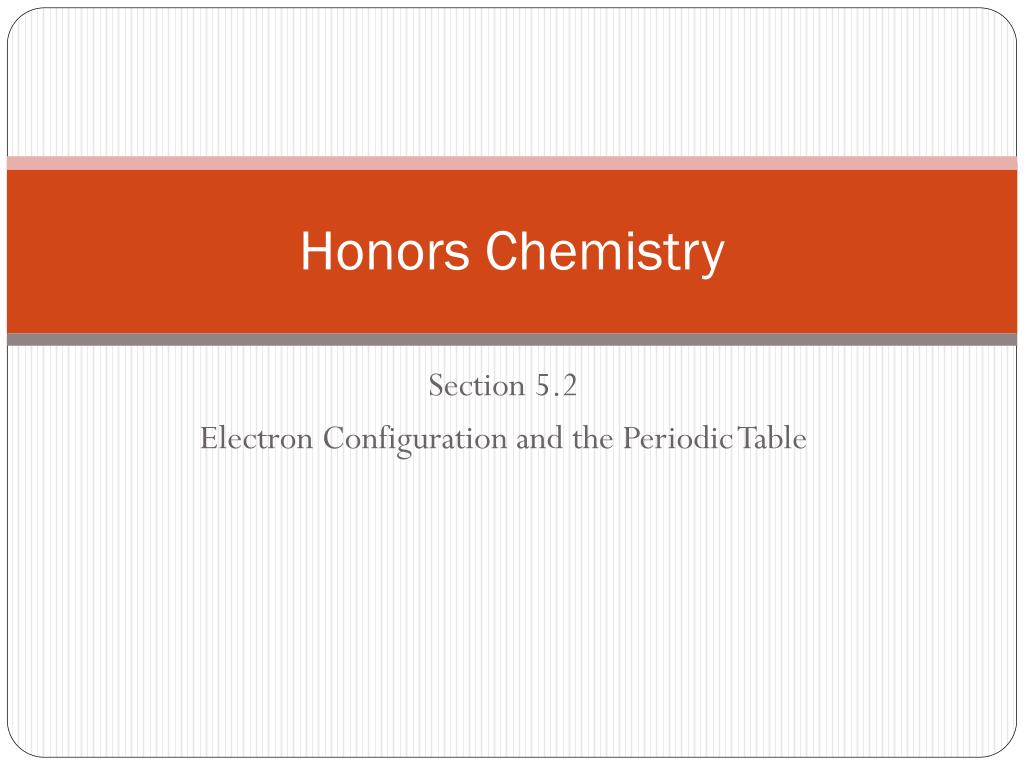 PPT - Honors Chemistry PowerPoint Presentation, free download - ID:5516343