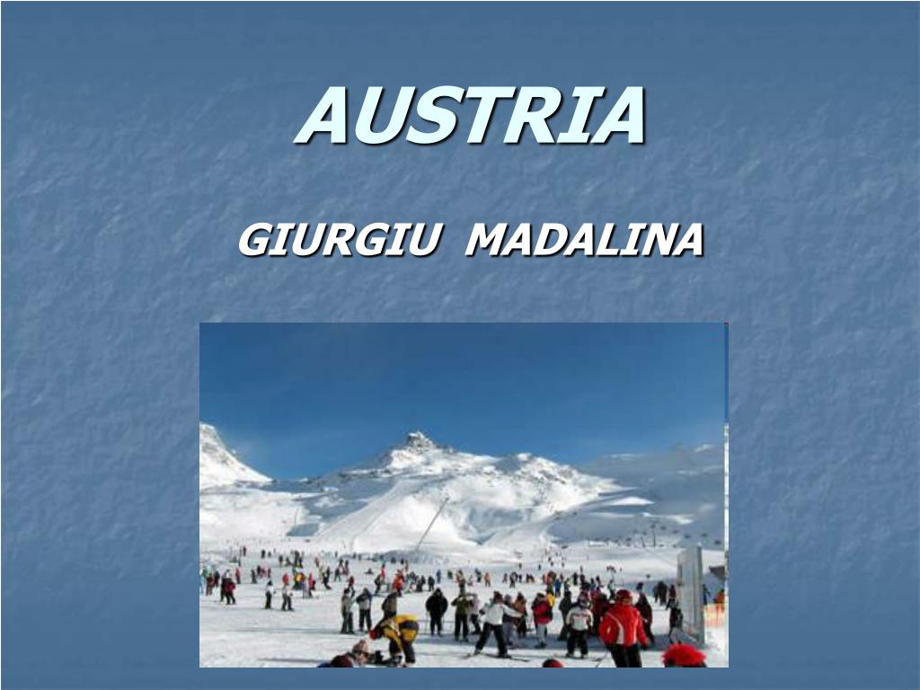 PPT - AUSTRIA PowerPoint Presentation, free download - ID:5517243
