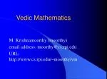 PPT - VEDIC MATHEMATICS PowerPoint Presentation, free download - ID:6050867