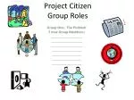 PPT - Project Citizen PowerPoint Presentation, free download - ID:1639175