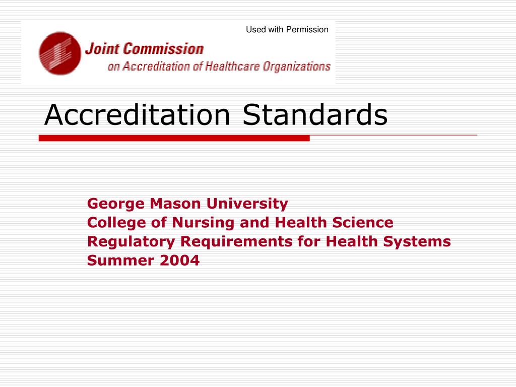 PPT - Accreditation Standards PowerPoint Presentation, free download ...