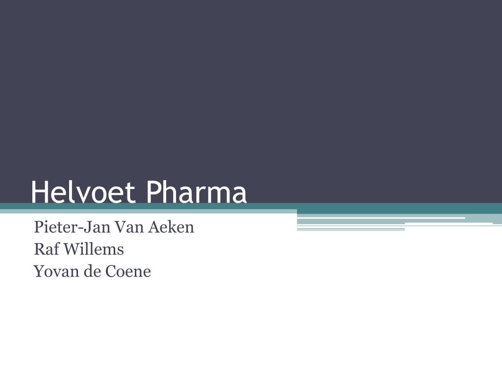 PPT - Helvoet Pharma PowerPoint Presentation, free download - ID:5524935