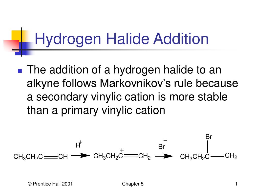 PPT - Hydrogen Halide Addition PowerPoint Presentation, free download ...
