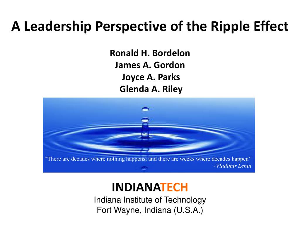 PPT - The Ripple Effect PowerPoint Presentation, free download - ID:5527198