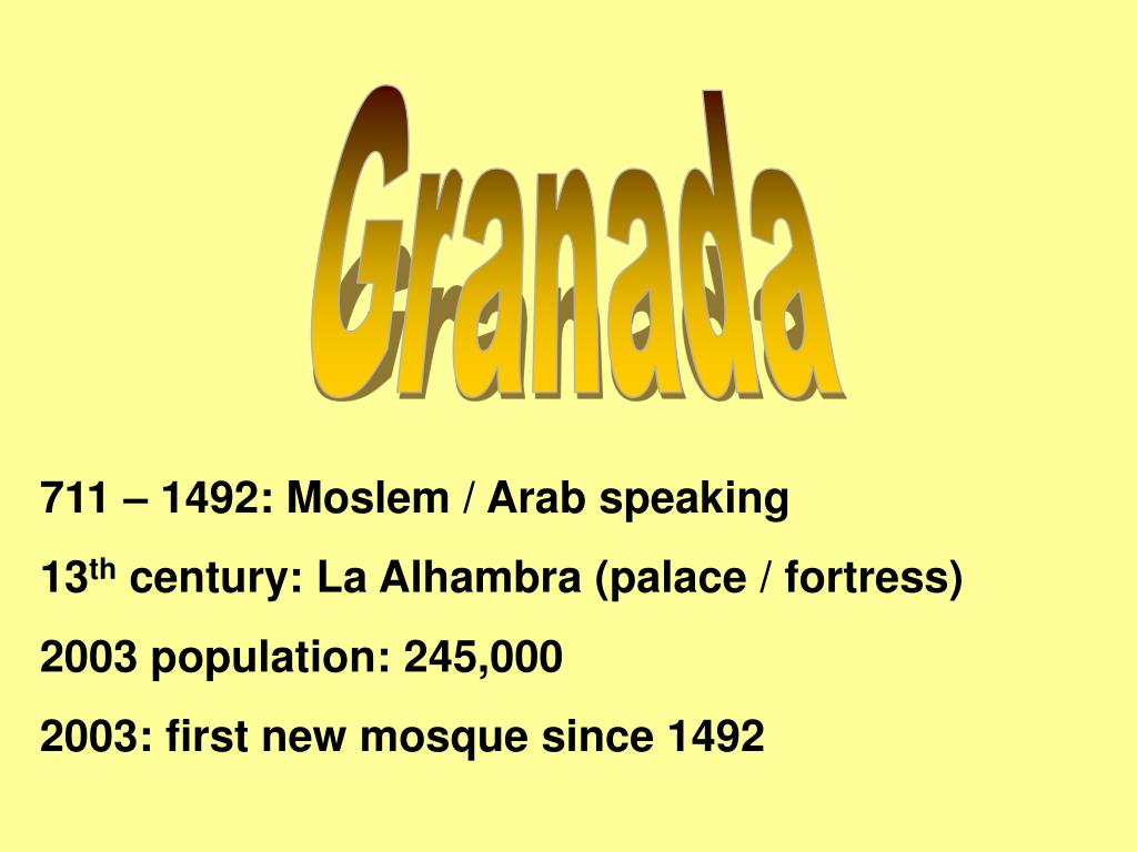 PPT - Granada PowerPoint Presentation, free download - ID:5528199