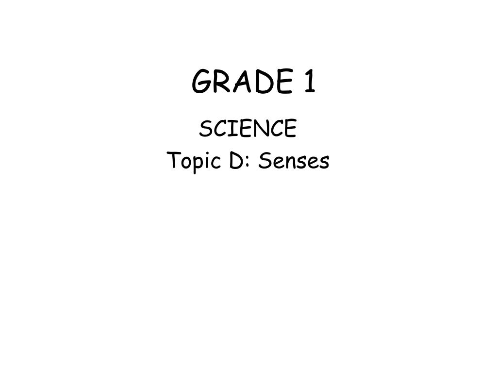 PPT - GRADE 1 PowerPoint Presentation, free download - ID:5529103