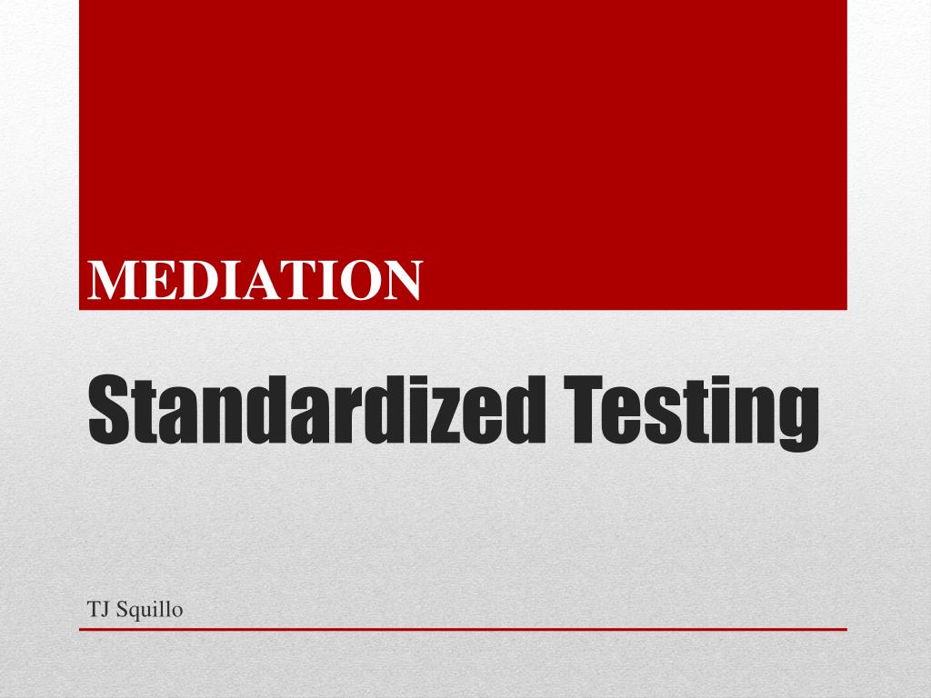 PPT - Standardized Testing PowerPoint Presentation, free download - ID ...