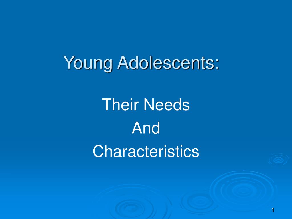 PPT - Understanding Young Adolescents: Defining Middle-Level Students ...