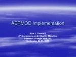 PPT - Tutorial for AERMOD View, an interface for US-EPA AERMOD Model ...