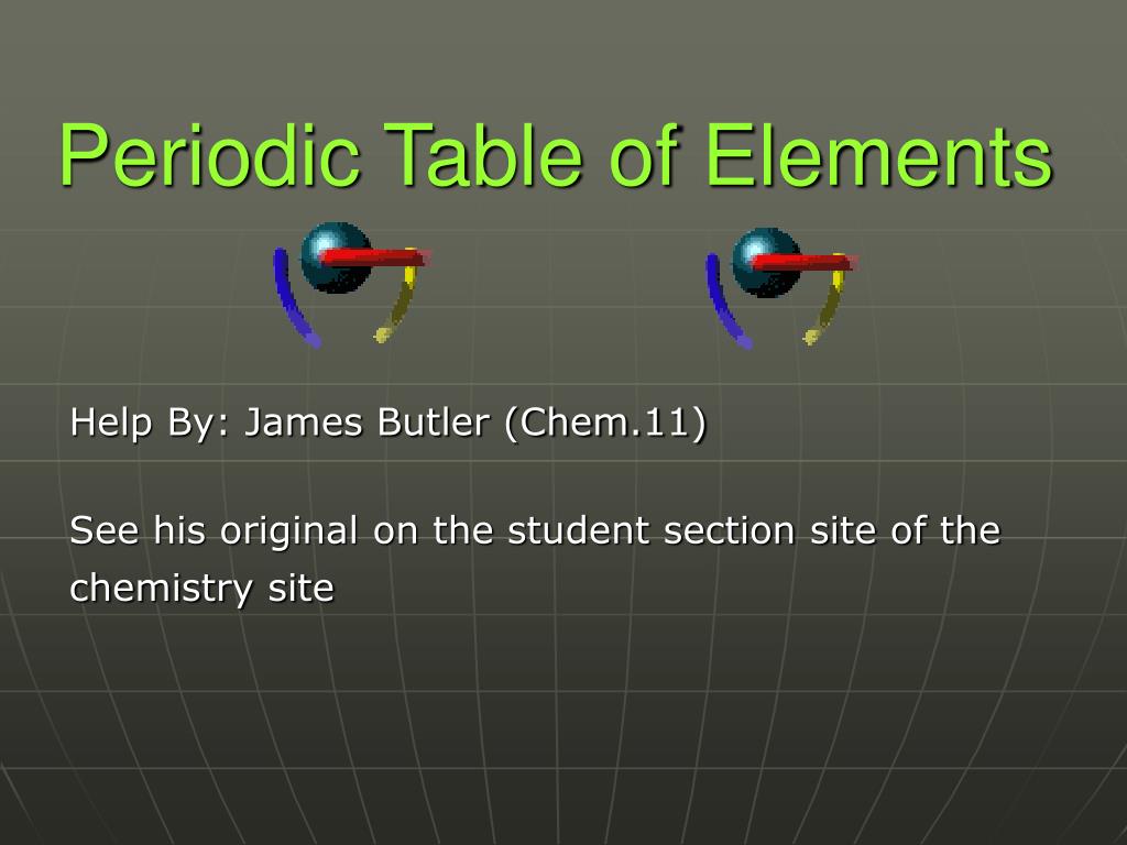 PPT - Periodic Table of Elements PowerPoint Presentation, free download ...