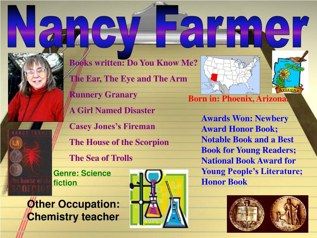 PPT - Nancy Farmer PowerPoint Presentation, free download - ID:5541499